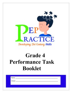 PEP Focus Booklets – PEP