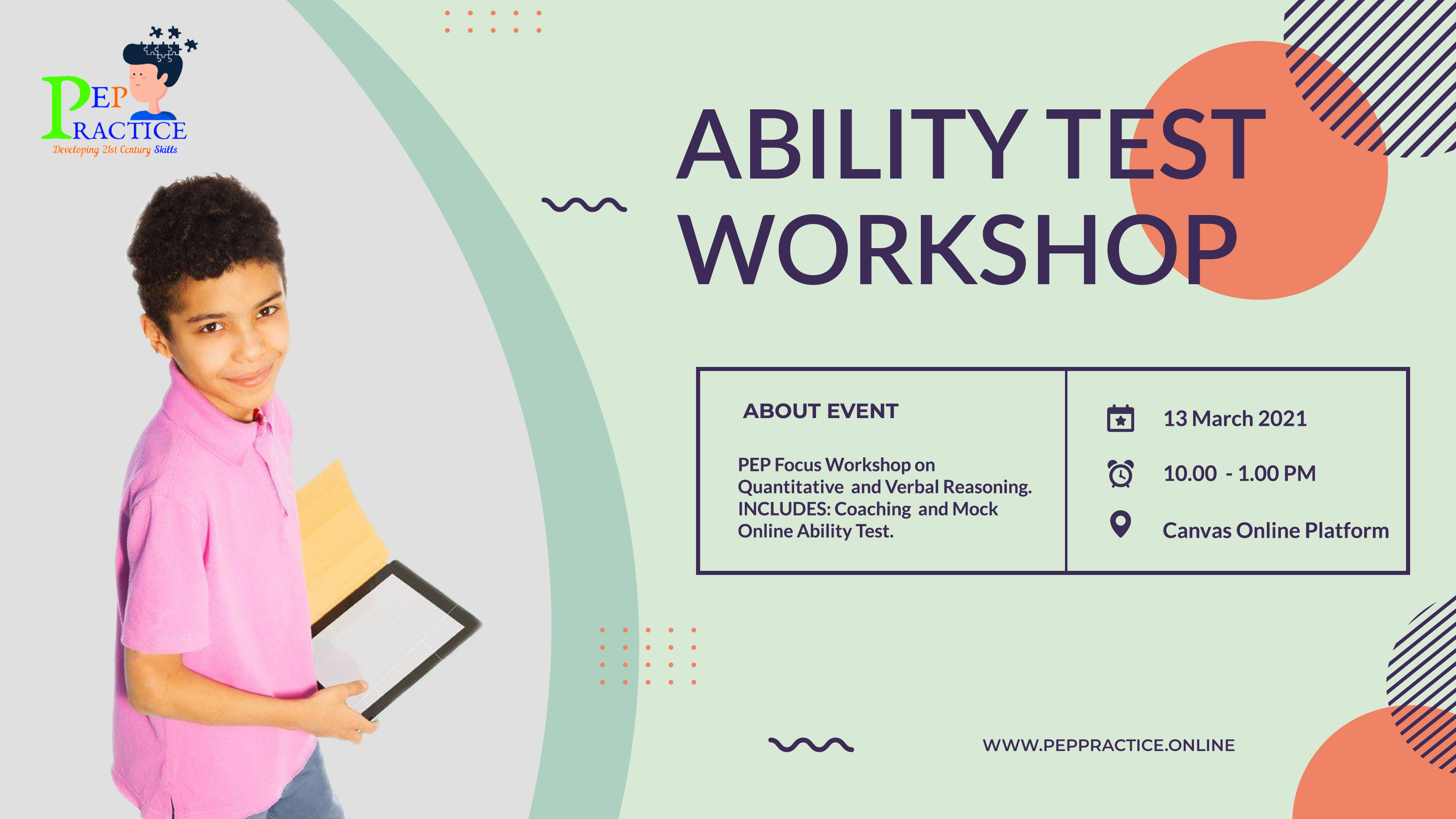 PEP Ability Test Workshop – PEP