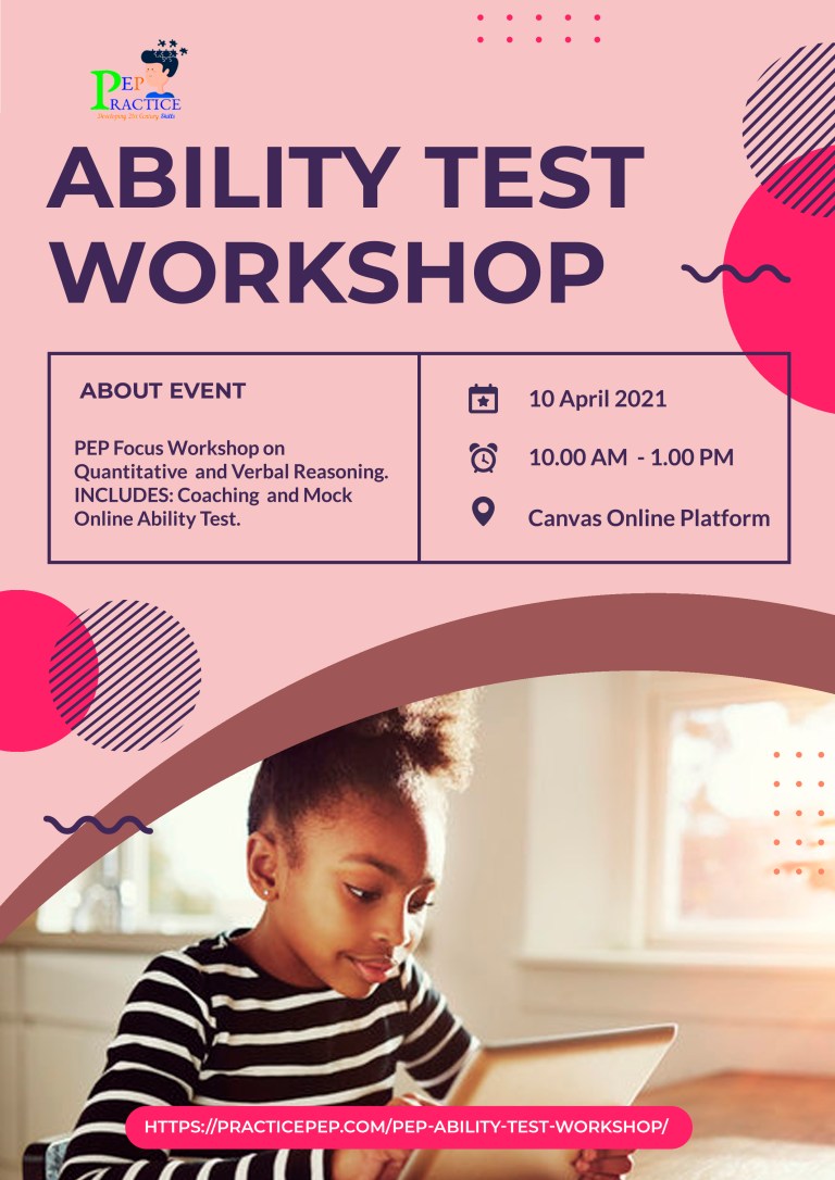 PEP Ability Test Workshop 2 – PEP